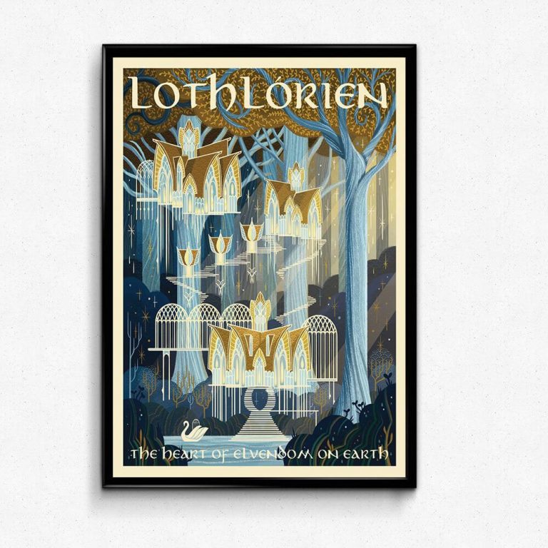 Lord of The Rings Middle Earth Landscapes Wall Art Posters